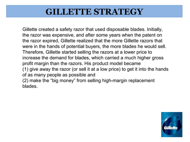 gillette marketing mix | PPT