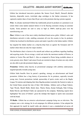 Gillette report 2 | PDF