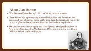 Clara Barton | PPTX