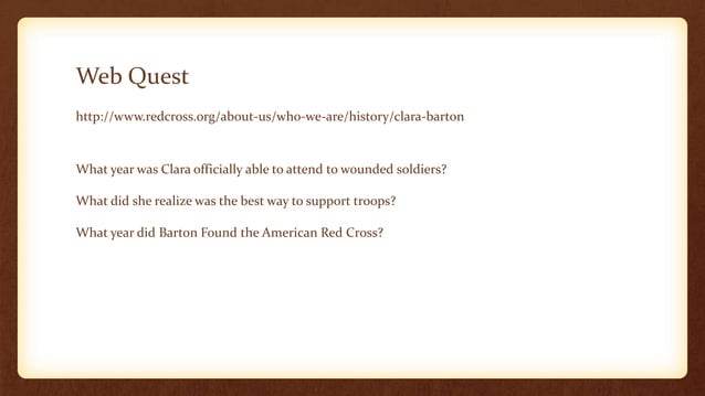 Clara Barton | PPT