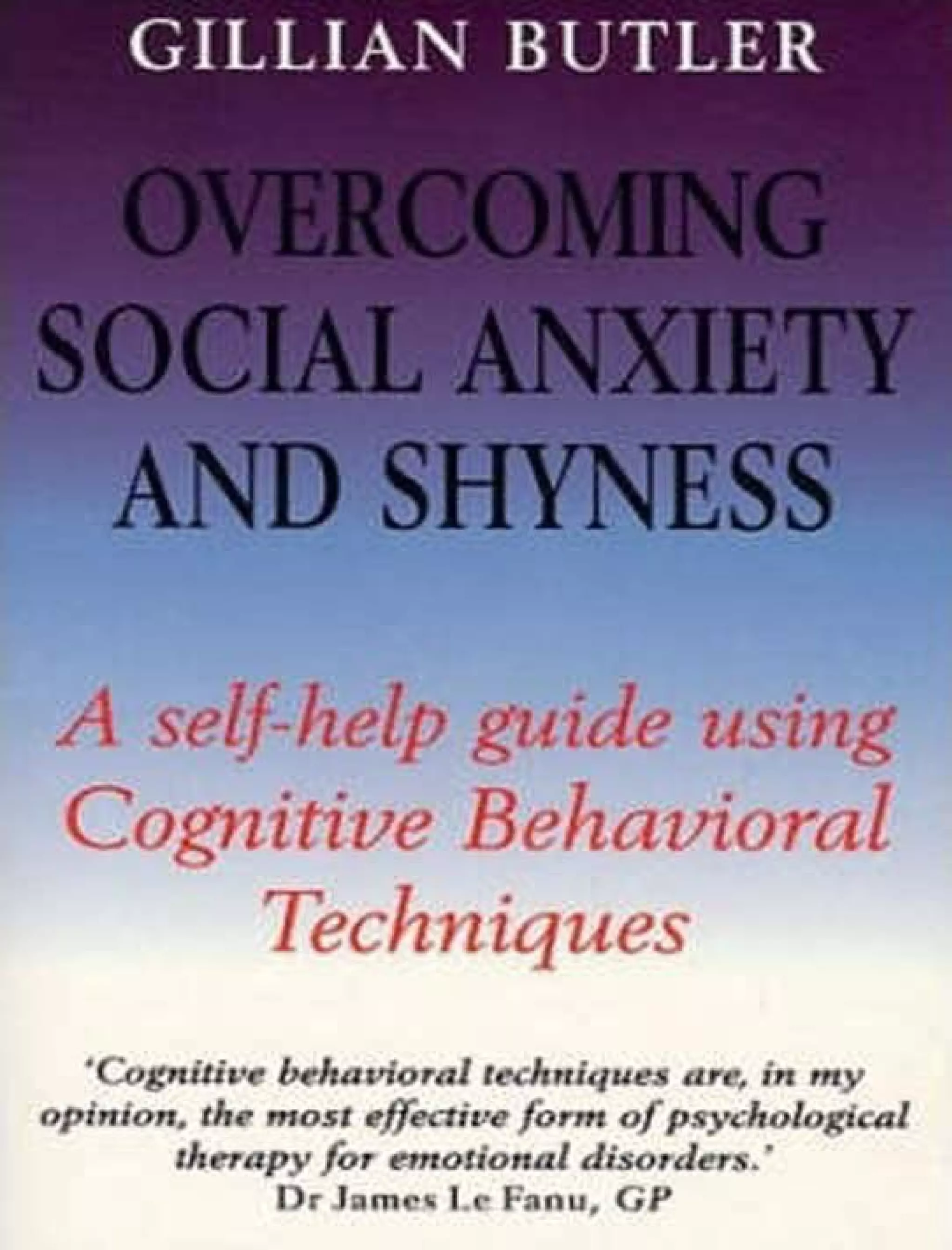 Gillian butler-overcoming-social-anxiety-shyness | PDF