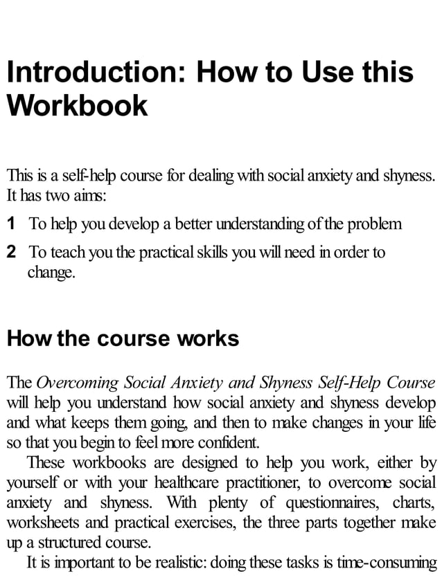 Gillian butler-overcoming-social-anxiety-shyness | PDF