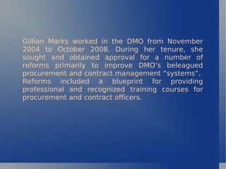 Gillian Marks | PPT