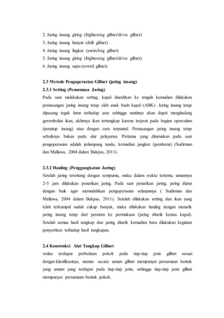 Alat Tangkap Gill Net | DOCX