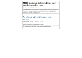 Policy influence process in Research ICT Africa - Alison Gillwald | PDF