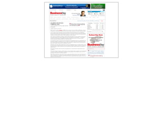 Policy influence process in Research ICT Africa - Alison Gillwald | PDF