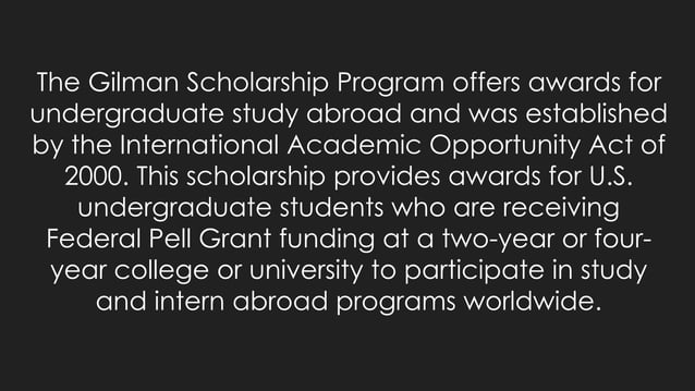 Gilman Follow-on Service Project | PPTX