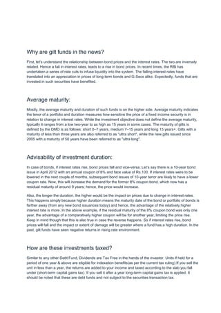 Gilt funds | PDF