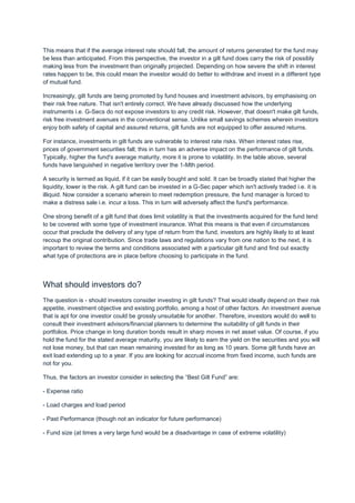 Gilt funds | PDF