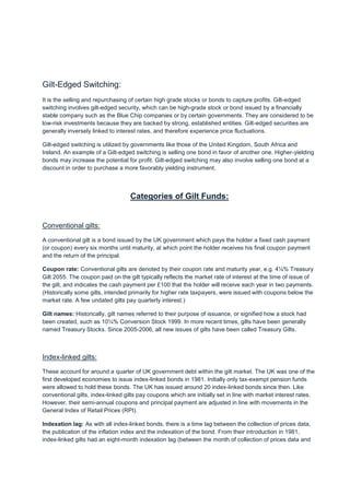 Gilt funds | PDF