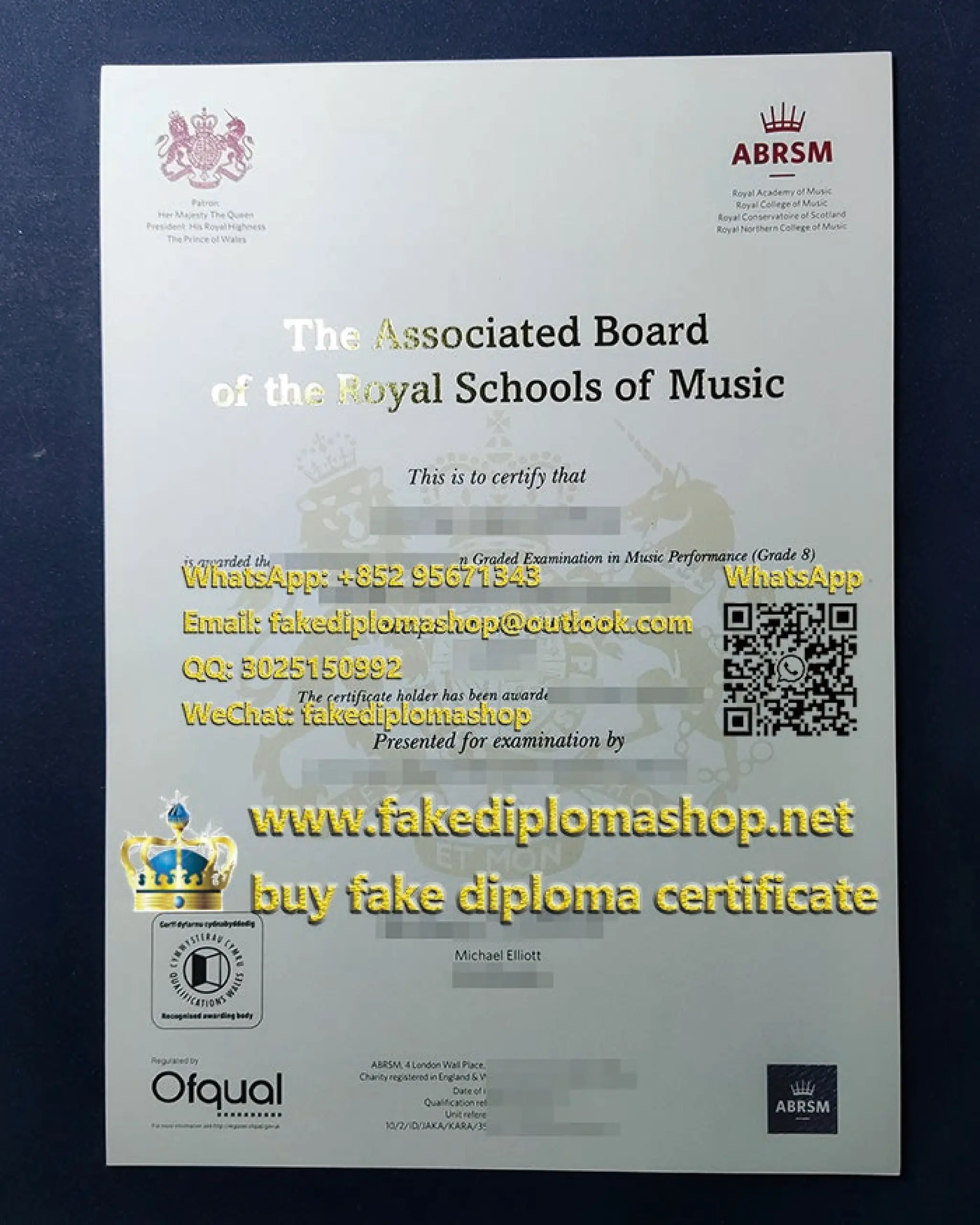 ABRSM certificate, Associated Board of the Royal Schools of Music ...