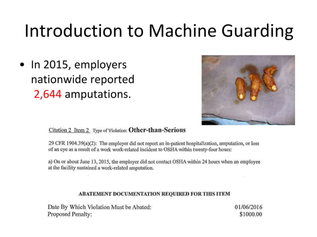 511 machine guarding | PPTX