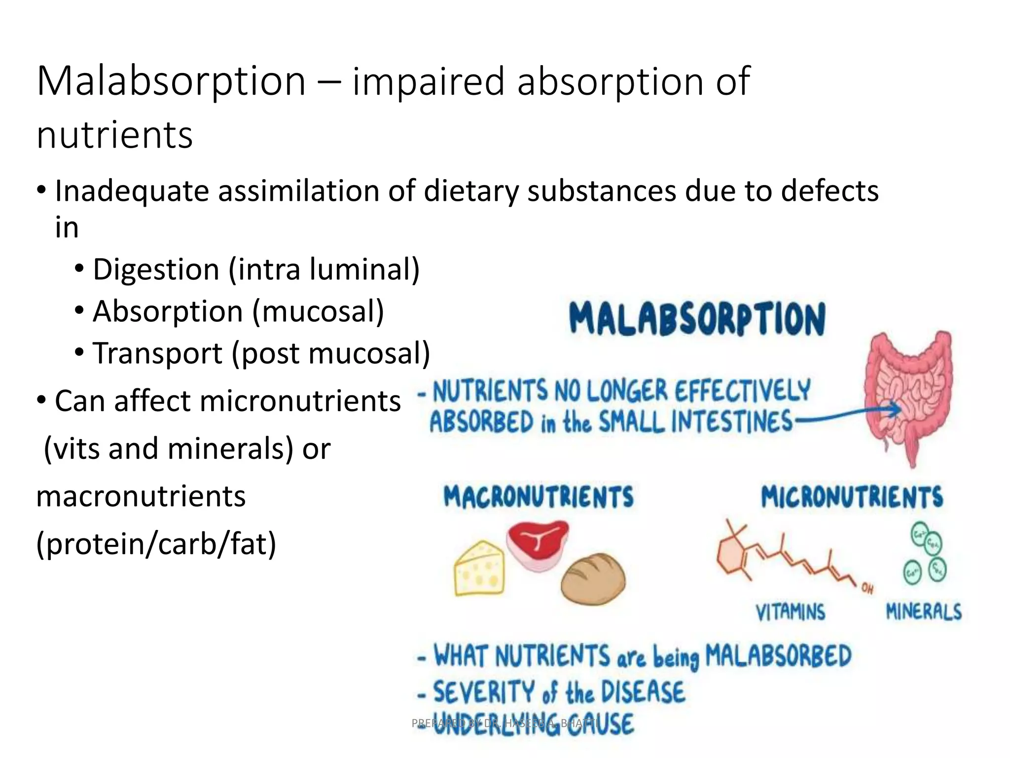 Gastro-Intestinal Malabsorption | PPT