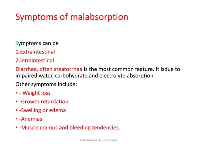 Gastro-Intestinal Malabsorption | PPT | Digestive Disorders | Diseases ...