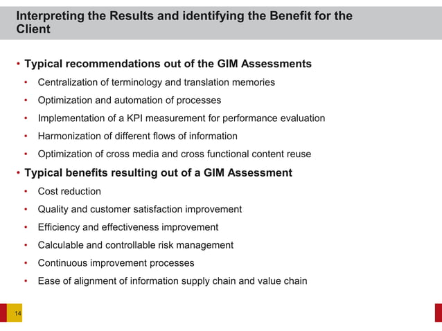 Gim assessment presentation | PPT