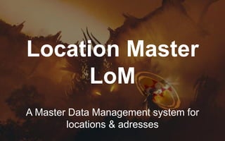 Proximus managing its location master database with FME | PPT