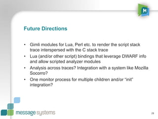 Gimli: Server Process Monitoring and Fault Analysis | PPTX