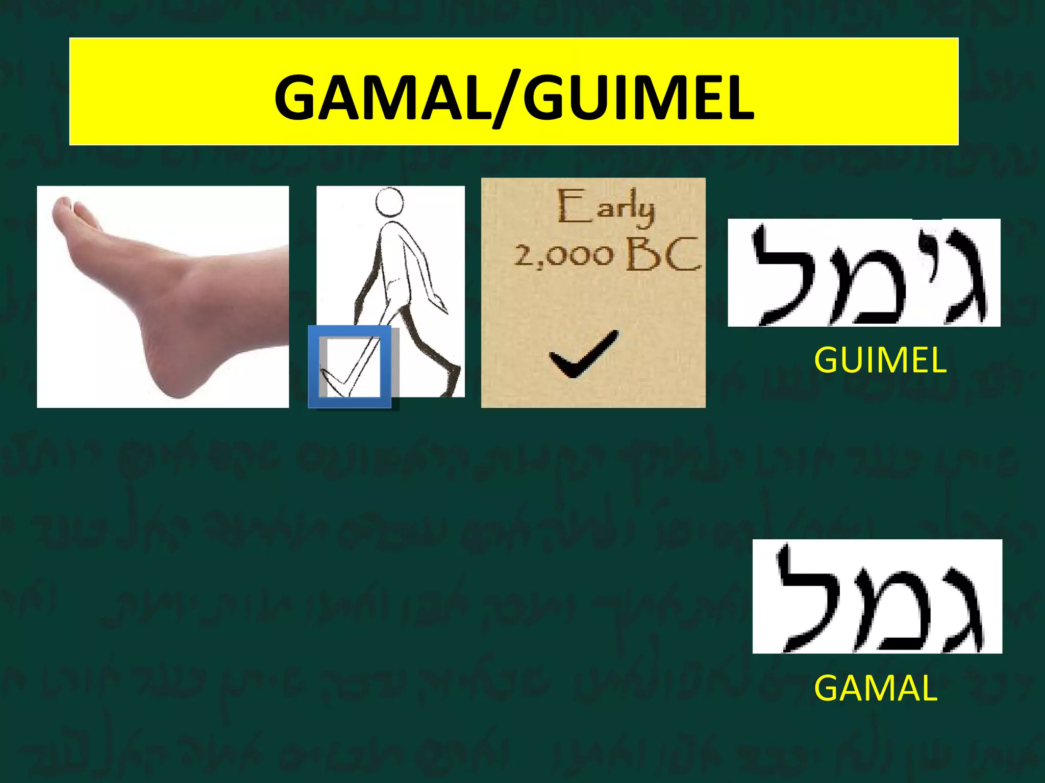 GUIMEL - Significado Profundo de la Tercera Letra del Hebreo | PPT
