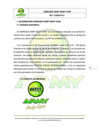 Gimnasio army body gym final (1) | PDF