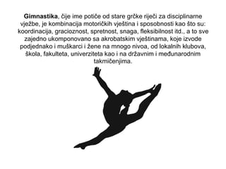Gimnastika | PPTX