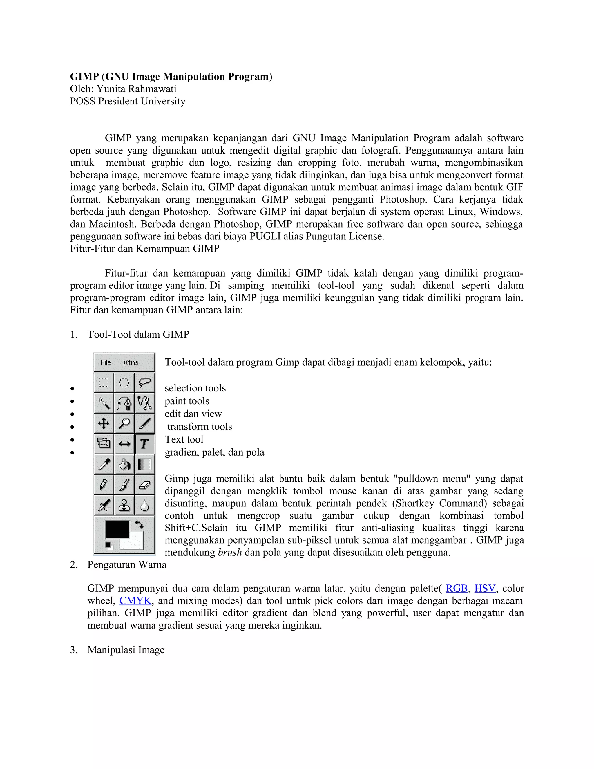 Gimp | PDF | Free Download