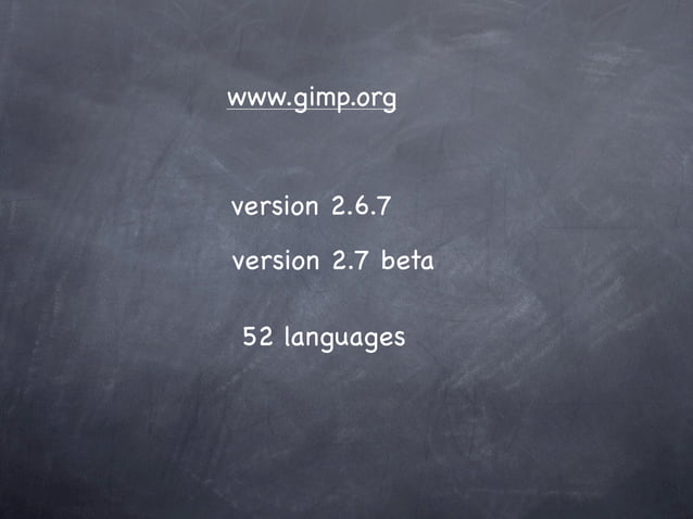 GIMP Introduction Keynote | KEY | Photo Editing Software | Computer Software and Applications