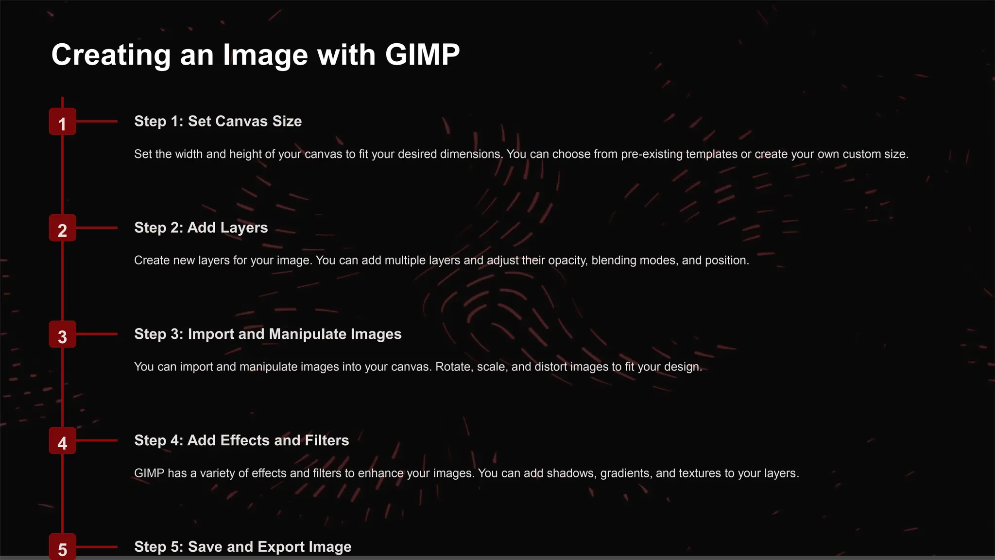 Gimp Gnu Image Manipulation Program Class 7 Pptx