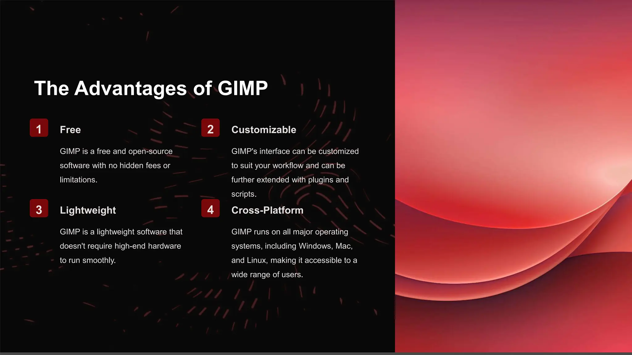 GIMP - GNU Image Manipulation Program class 7 | PPTX