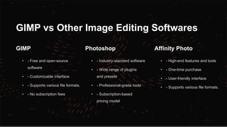 GIMP - GNU Image Manipulation Program class 7 | PPTX