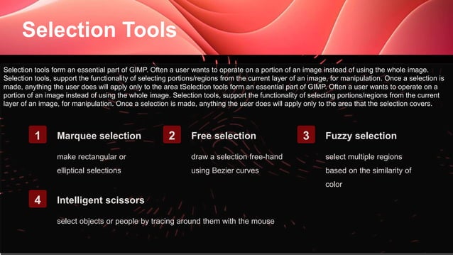 GIMP - GNU Image Manipulation Program class 7 | PPTX | Photo Editing Software | Computer ...