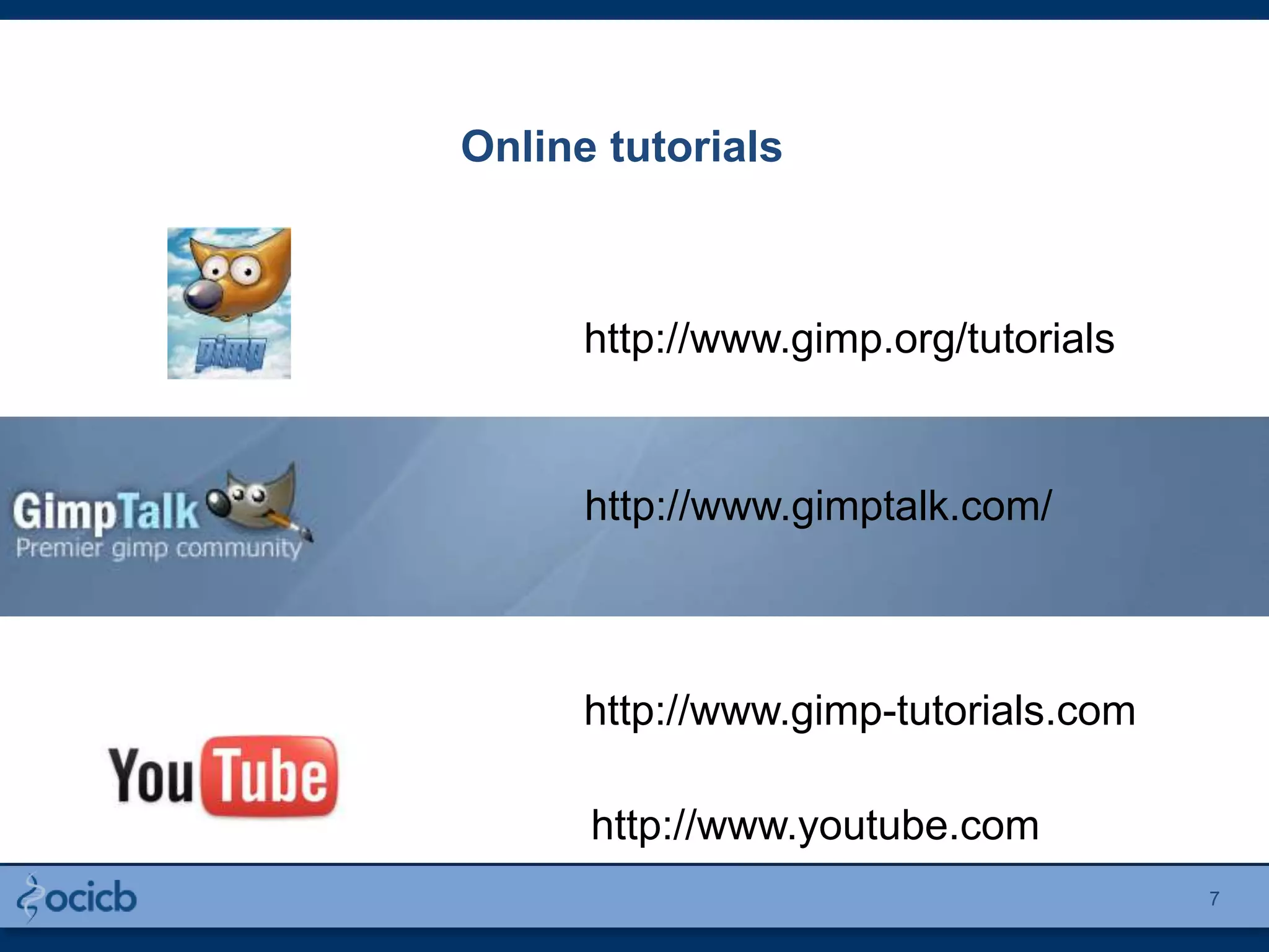 Introduction to GIMP | PPTX