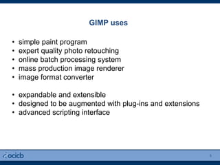 Introduction to GIMP | PPTX