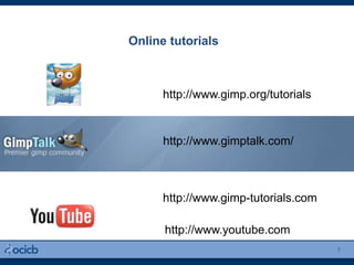 Introduction to GIMP | PPTX | Photo Editing Software | Computer Software and Applications