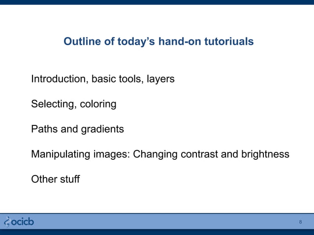 Introduction to GIMP | PPTX | Photo Editing Software | Computer Software and Applications