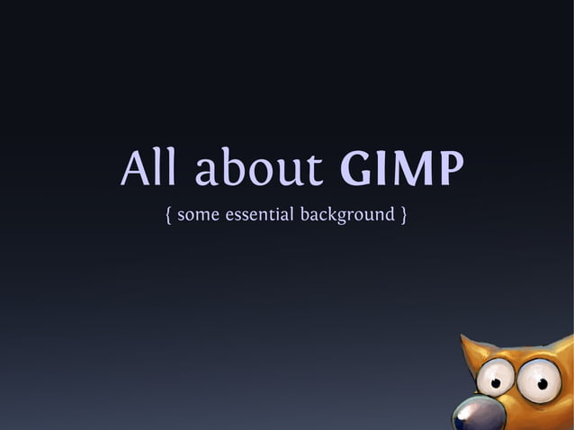 GIMP - A Free Software Graphic Application | PDF | Shareware and Freeware | Computer Software ...