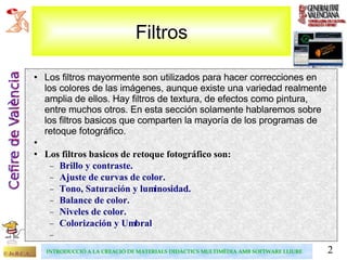 FILTROS MÁS COMUNES EN GIMP | ODP