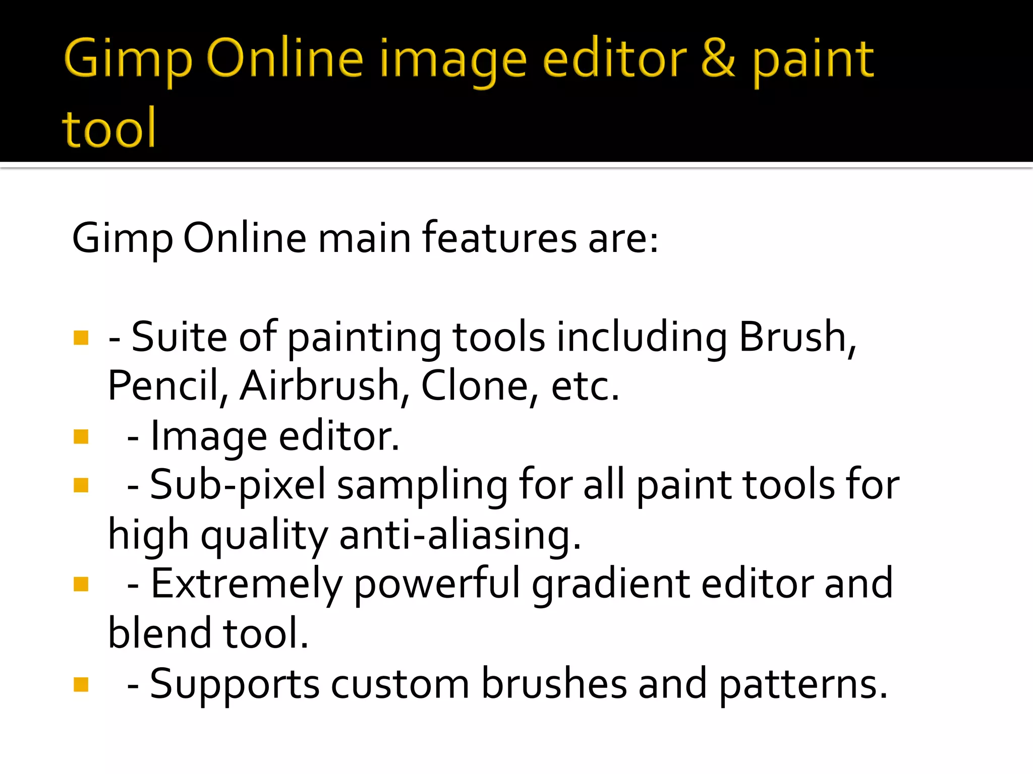 Gimp Online Image Editor And Paint Tool at Aaron Copeley blog