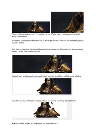 Removing Background | DOCX