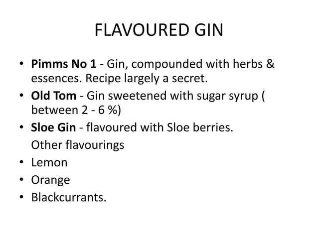 Gin | PPT