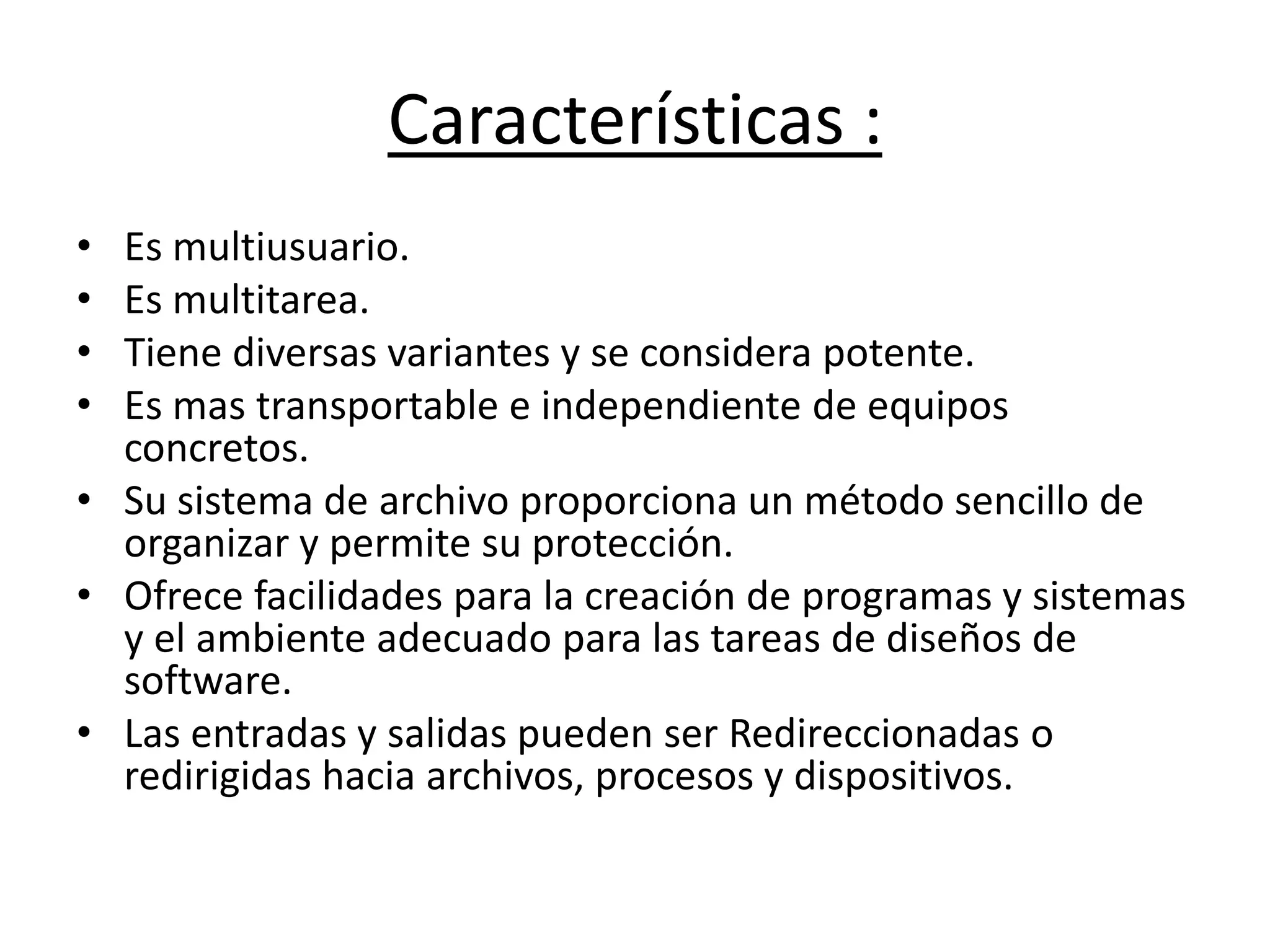 sistema operativo unix | PPT