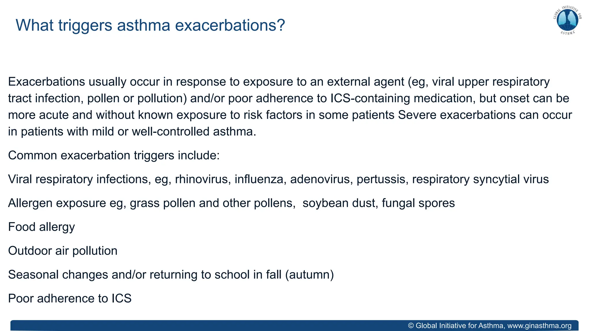 GINA 2025 NEW UPDATES FOR BRONCHIAL ASTHMA | PPTX