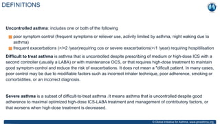 GINA 2025 NEW UPDATES FOR BRONCHIAL ASTHMA | PPTX