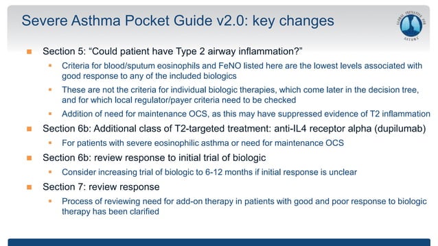 GINA-severe-asthma-pocket-guide-V2.0-slides.pptx | Lung and Respiratory ...