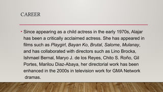 Gina Alajar Early life, Biography, Career.pptx