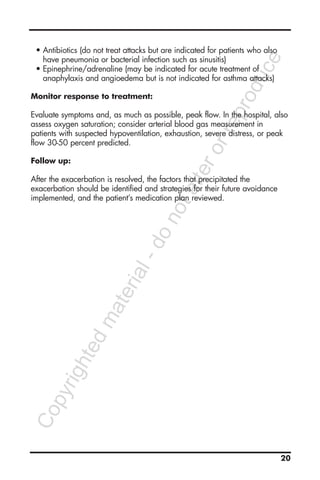 Gina asthma management | PDF