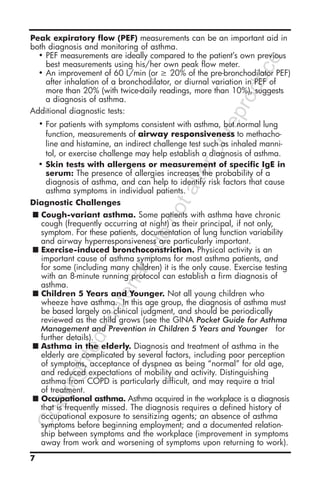 Gina asthma management | PDF