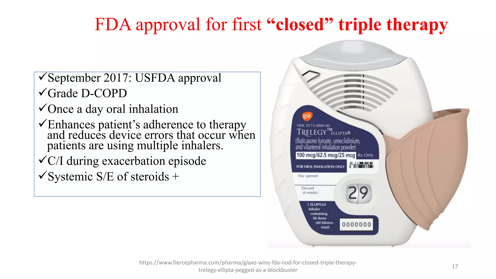 GOLD (COPD) & GINA (Asthma) guidelines: 2018 update | PPTX