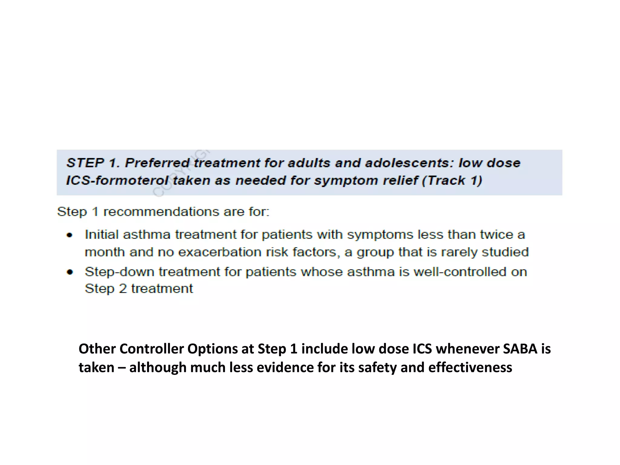 GINA Guidelines Asthma | PPTX
