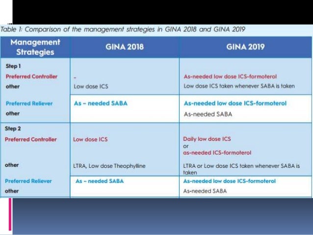 Gina guidelines 2019