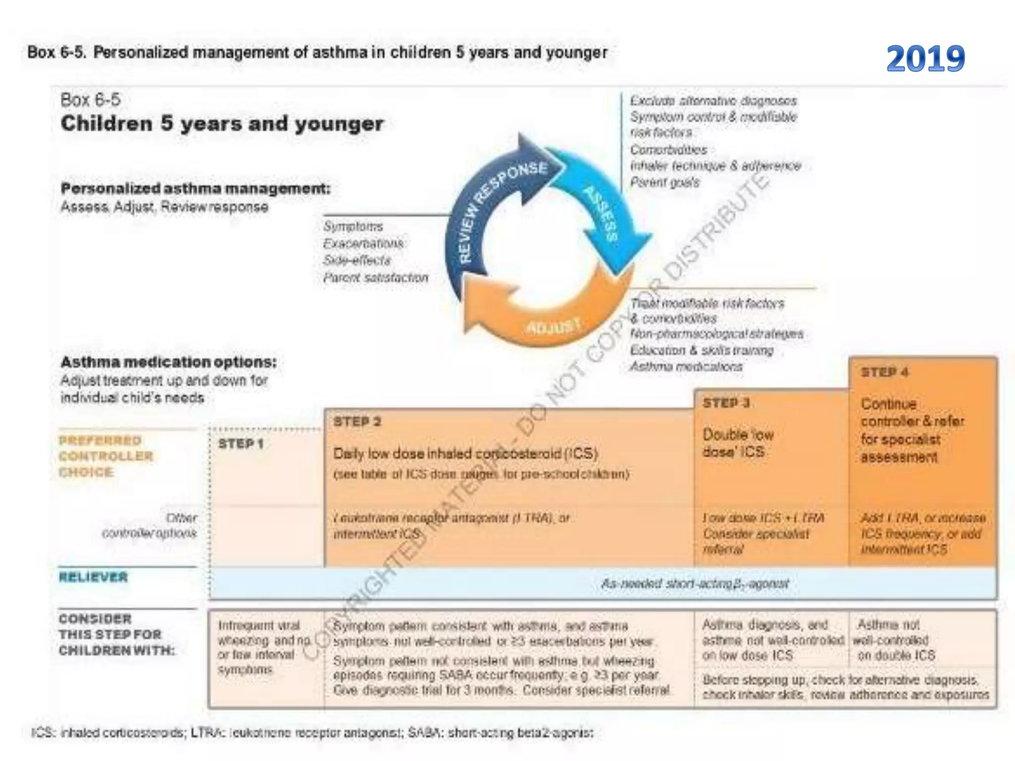 GINA 2019 Guidelines for asthma | PPTX